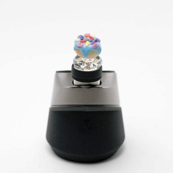 Empire Glassworks Blue Donut Puffco Peak Glass Carb Cap – VaporizeUSA